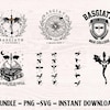 Fourth Wing SVG Instant Downloads. Basgiath War College Crest Badge ...