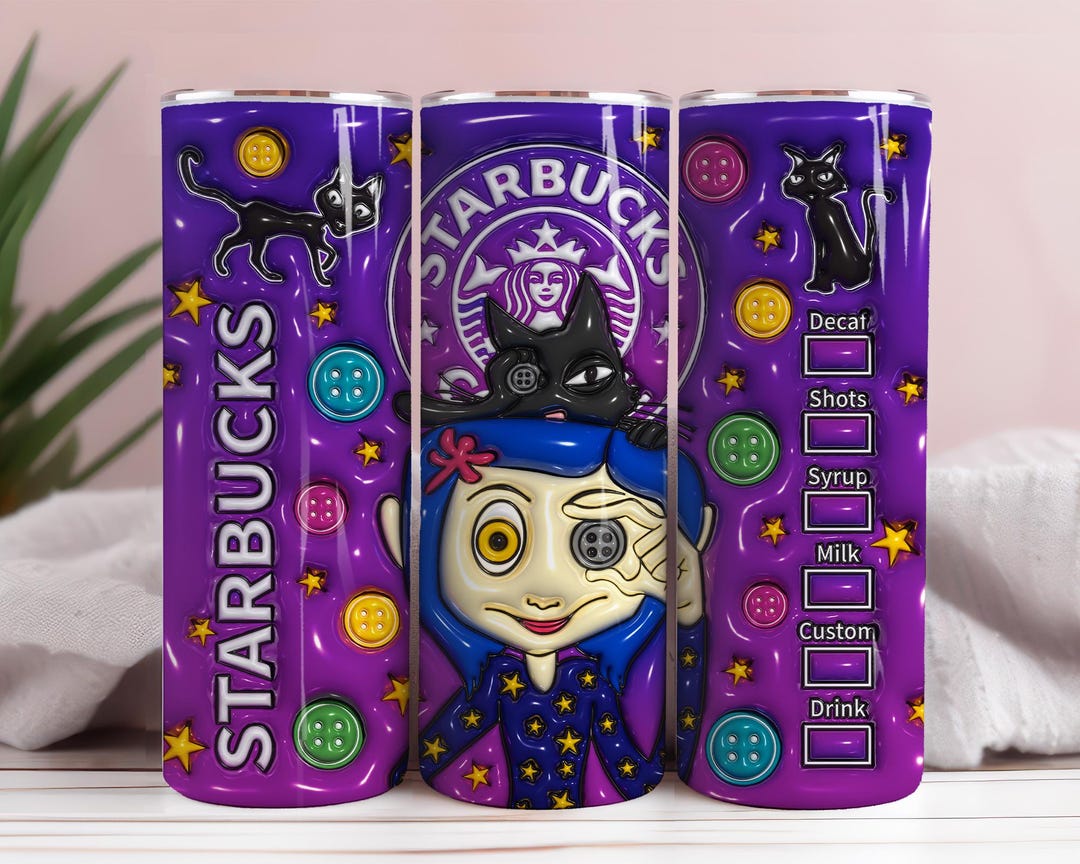 Inflated Nightmare Tumbler, 3D Button Doll, Halloween Puffy Wrap ...