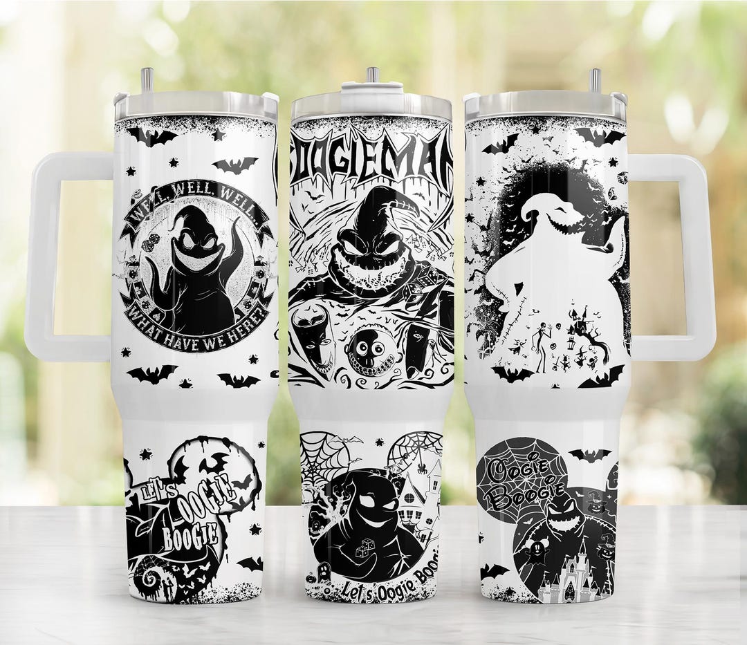 Boogieman Tumbler Wrap PNG: Halloween Horror Design (digital Download 9 ...