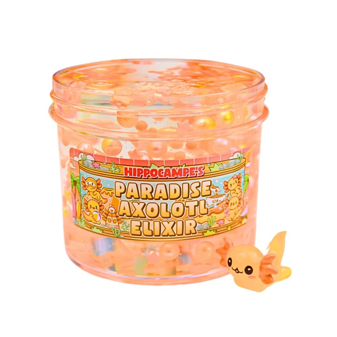 Paradise Axolotl Elixir Slime - Etsy