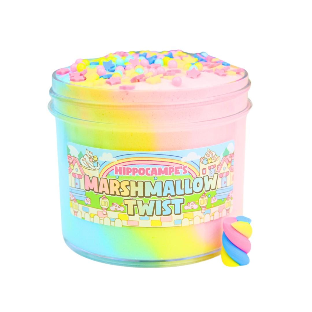 Marshmallow Twist Slime (SCENTED) - Etsy
