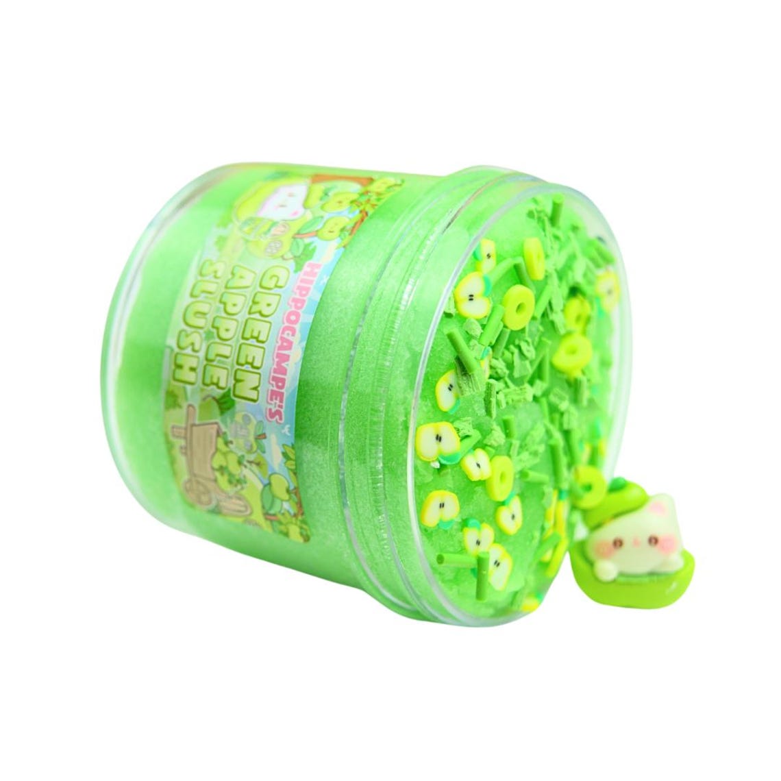 Green Apple Slush Slime (scented) - Etsy