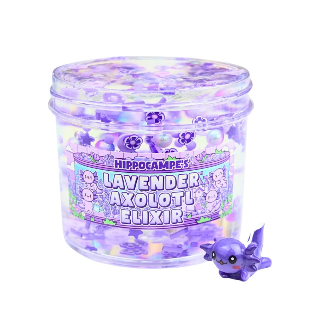Lavender Axolotl Elixir Slime - Etsy