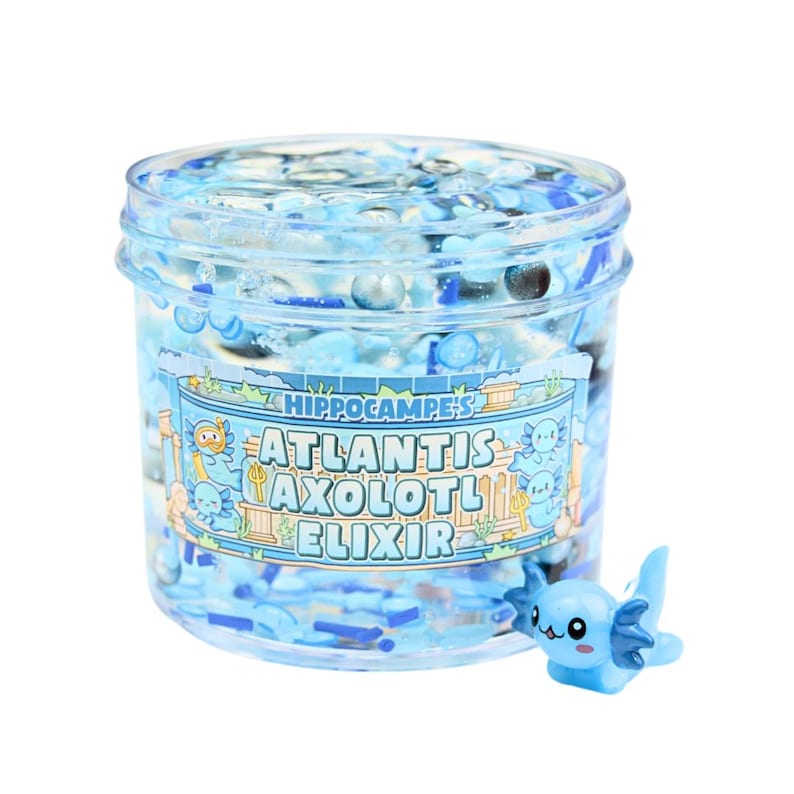Atlantis Axolotl Elixir Slime - Etsy