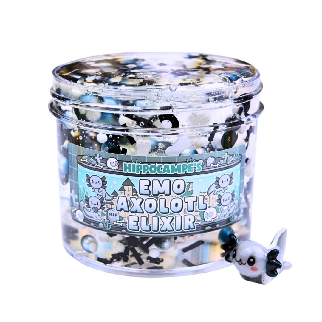 Emo Axolotl Elixir Slime - Etsy