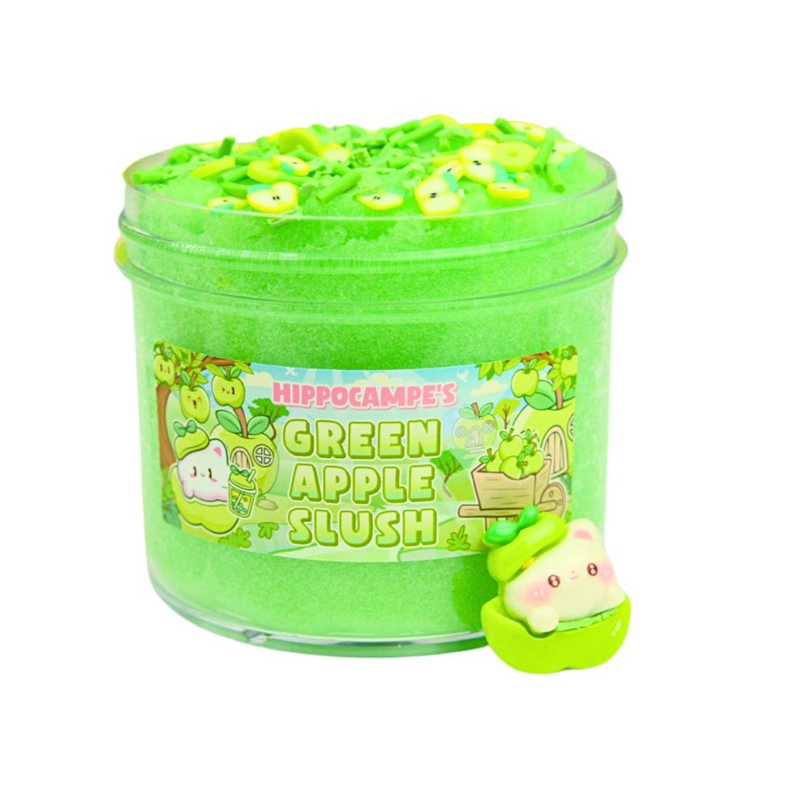 Green Apple Slush Slime (scented) - Etsy