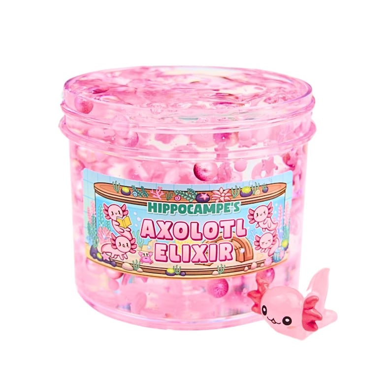 Axolotl Elixir Slime - Etsy