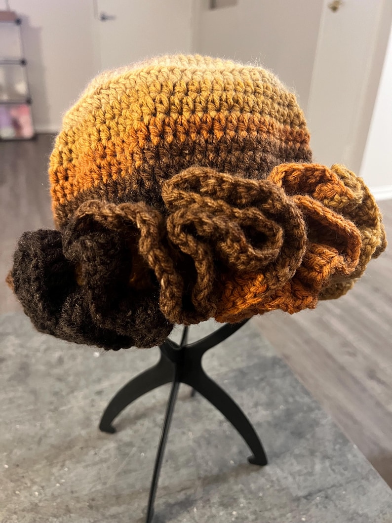 Crochet Ruffle Bucket Hat - Etsy