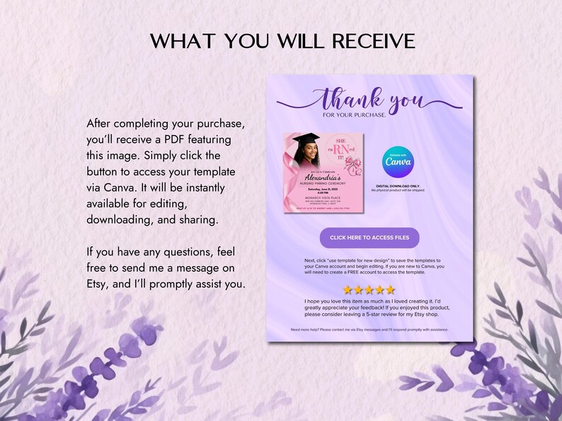Nurse Graduation Invitation Flyer, Nurse Pinning Evite, Nursing Pin ...
