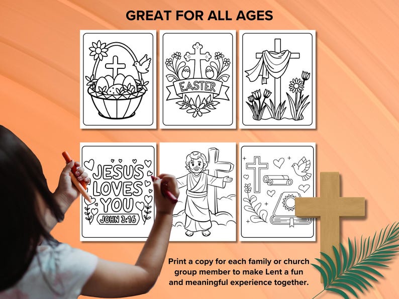 Complete Lent Bundle for Kids: Coloring Sheets, Journal, 40-day Tracker ...