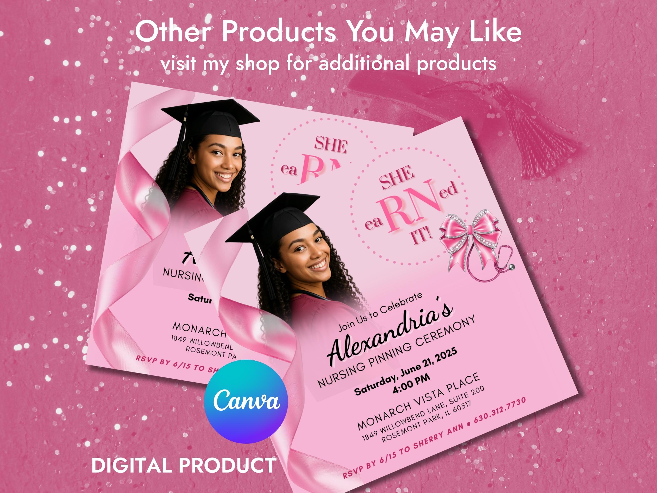 Printable Nurse Graduation Cap Topper, Grad Cap Decoration for Nursing ...