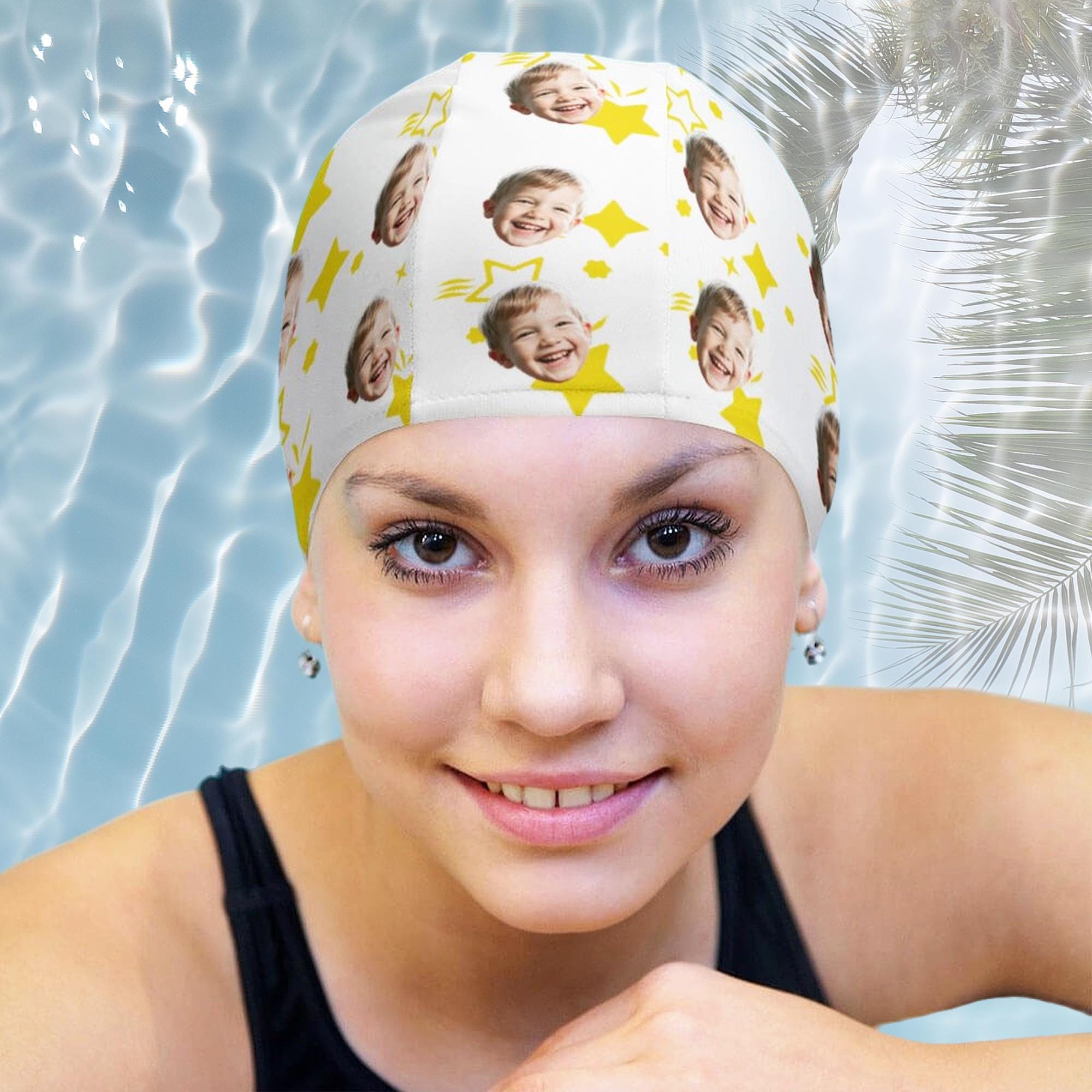 Custom Swim Caps With Faces – Multiple Colors, Add Multiple Patterns ...