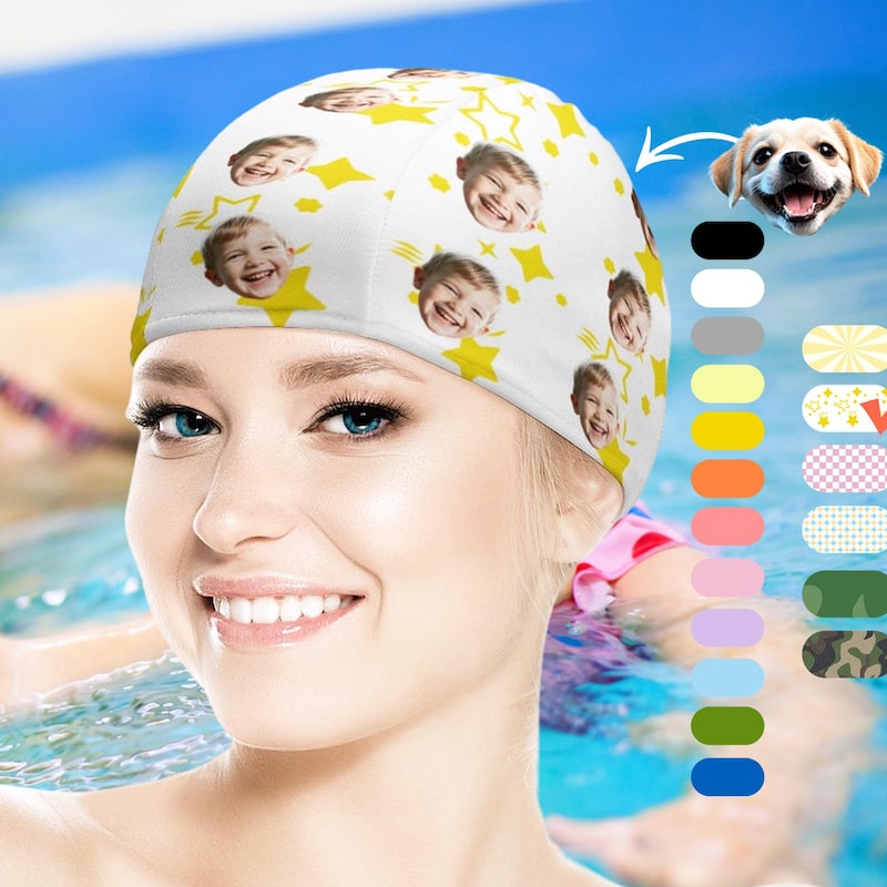Swim Caps to Customize - Etsy