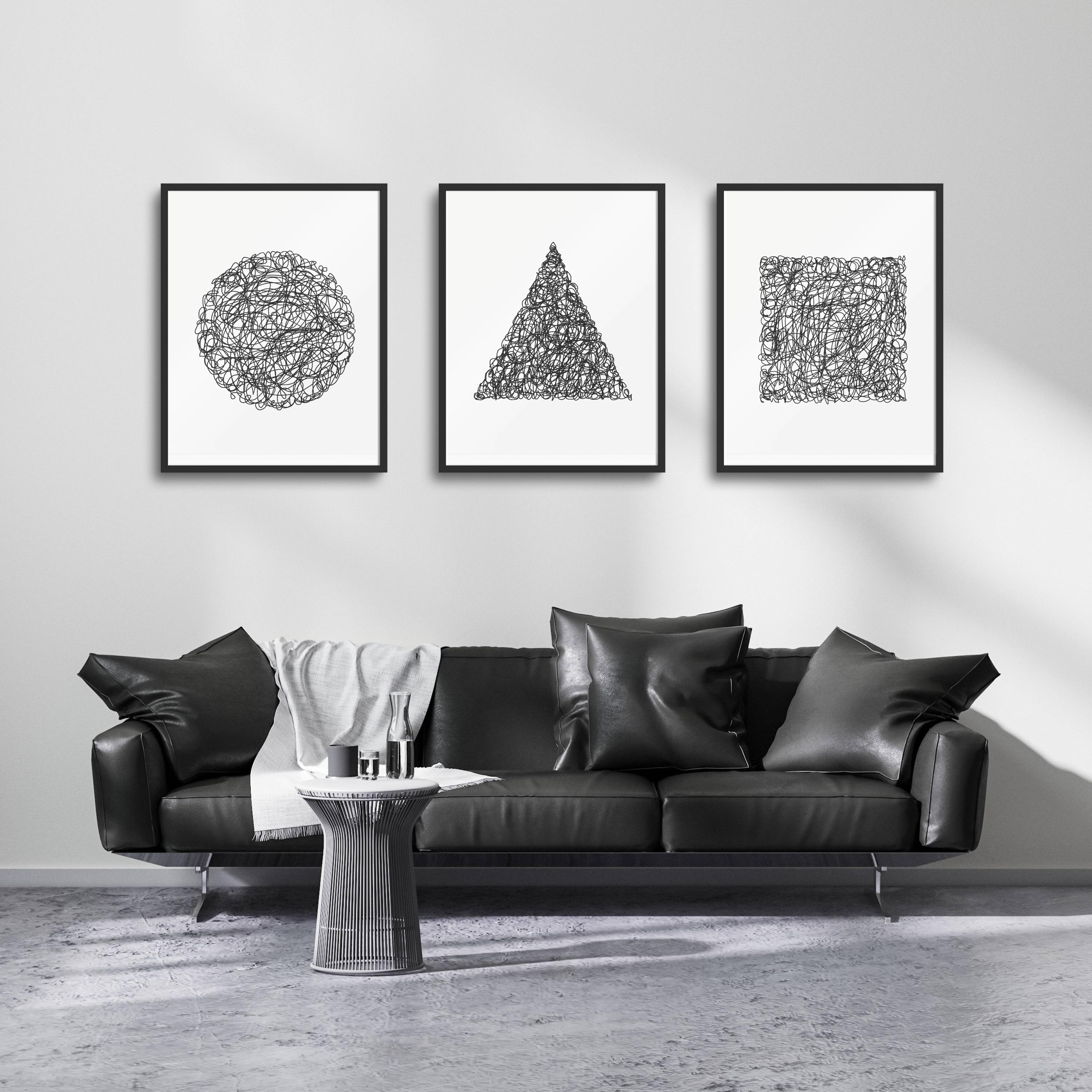 Line Drawing Art Print, Mid Century Modern, Modern Line Art, Digital ...