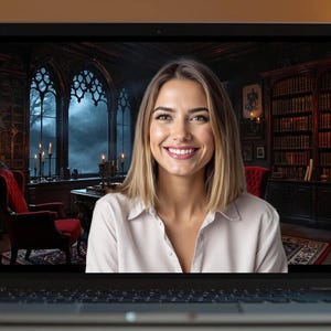 Virtual Background, Zoom, Teams, Google Meet, Skype, Digital Image ...