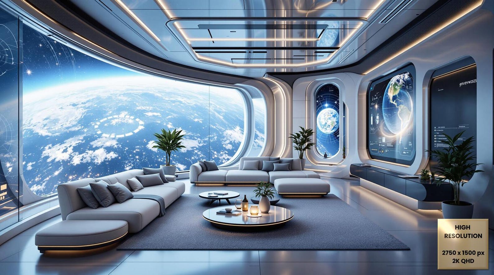 Virtual Home Office Zoom Background Fantasy Earth From Space Luxury ...