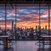 London Skyline Virtual Background | Co-working Sunset Office View for ...