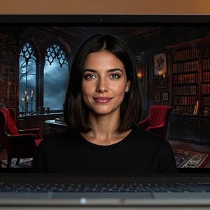 Virtual Background, Fantasy Gothic Vampire Dracula's Castle, Online ...