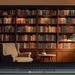 Classic Library Virtual Background | Elegant Study Backdrop for Zoom ...