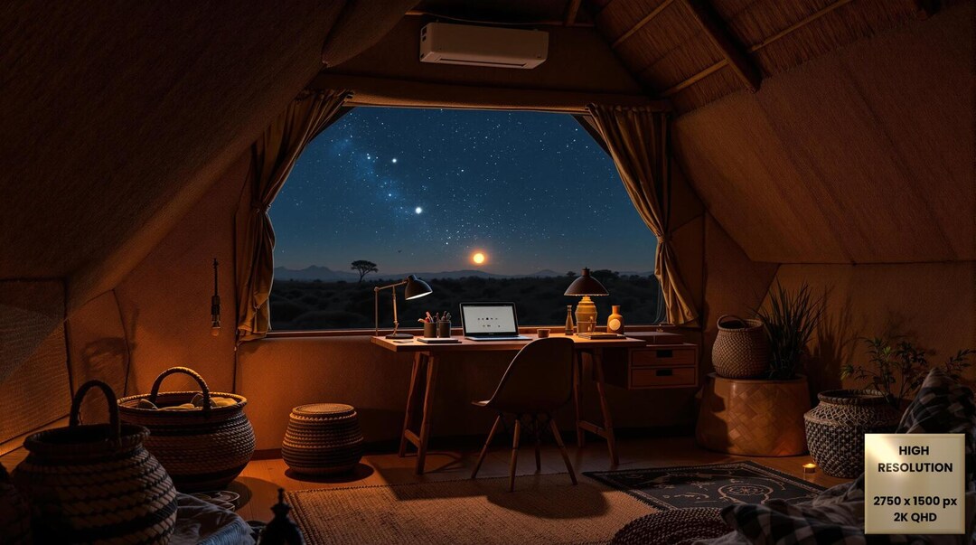 Virtual Background - Camping Tent Outdoors Home Office Backdrop for ...