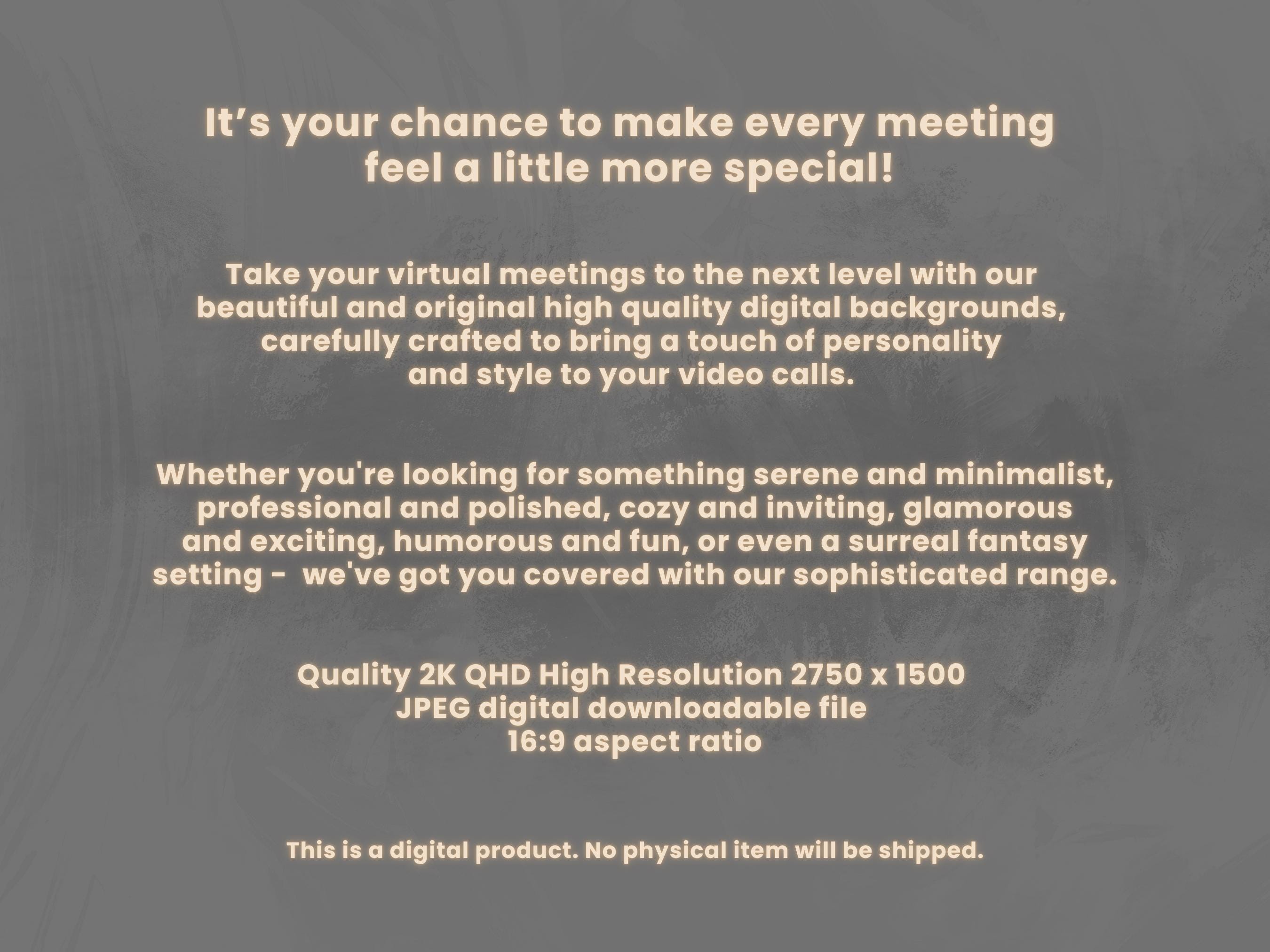 Virtual Background - Fantasy Ocean Underwater Atlantis Backdrop for ...