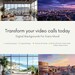 London Skyline Virtual Background | Co-working Sunset Office View for ...