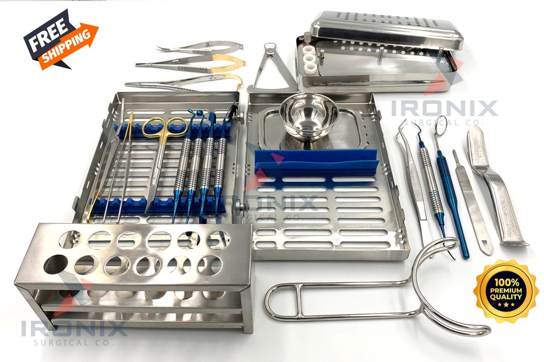 Dental PRF GRF Box System Platelet Rich Fibrin Implants Instruments Kit ...