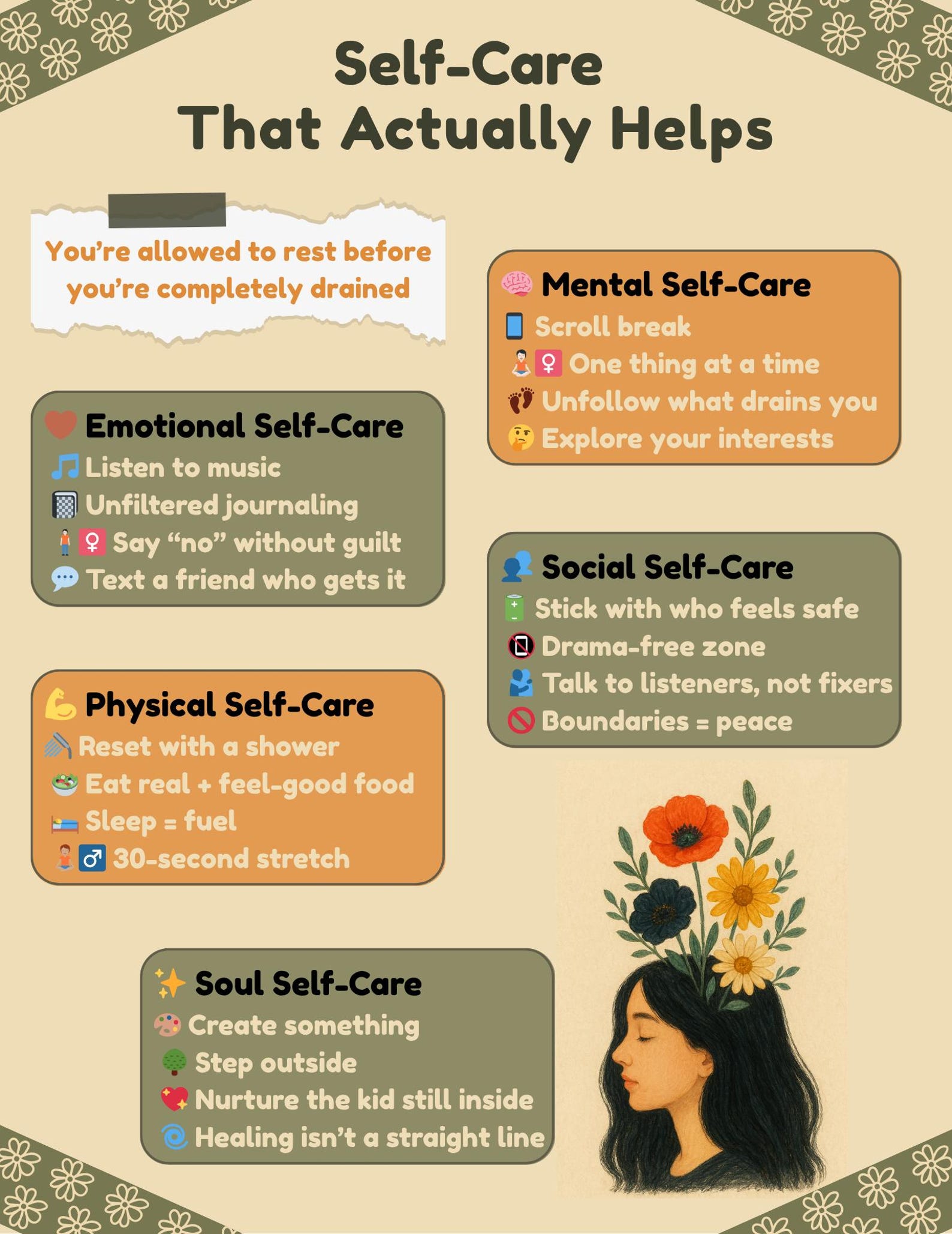 Self-care Activities for Teens (perfect for Counseling or SEL) - Etsy
