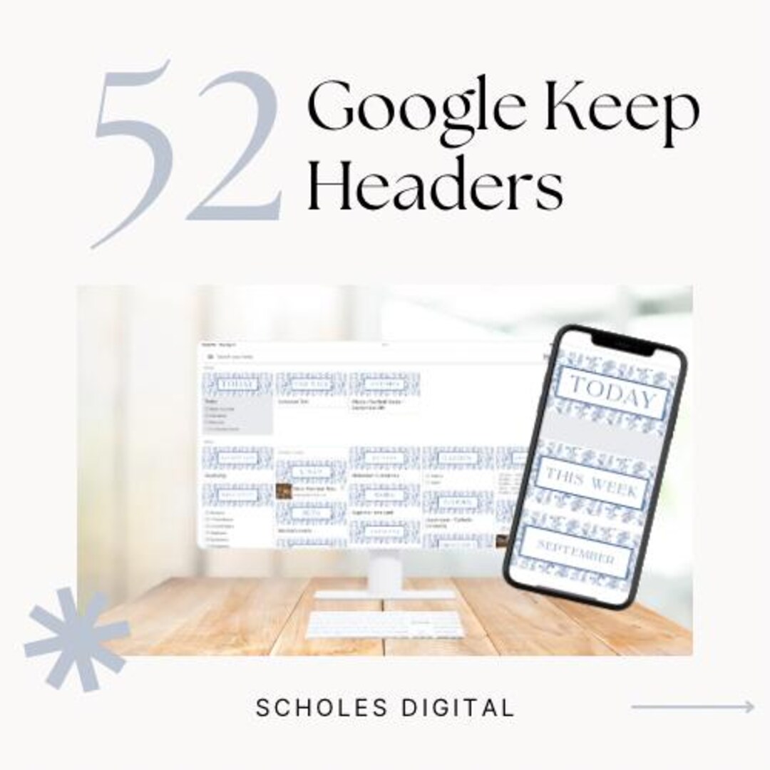 Google Keep Headers - Etsy