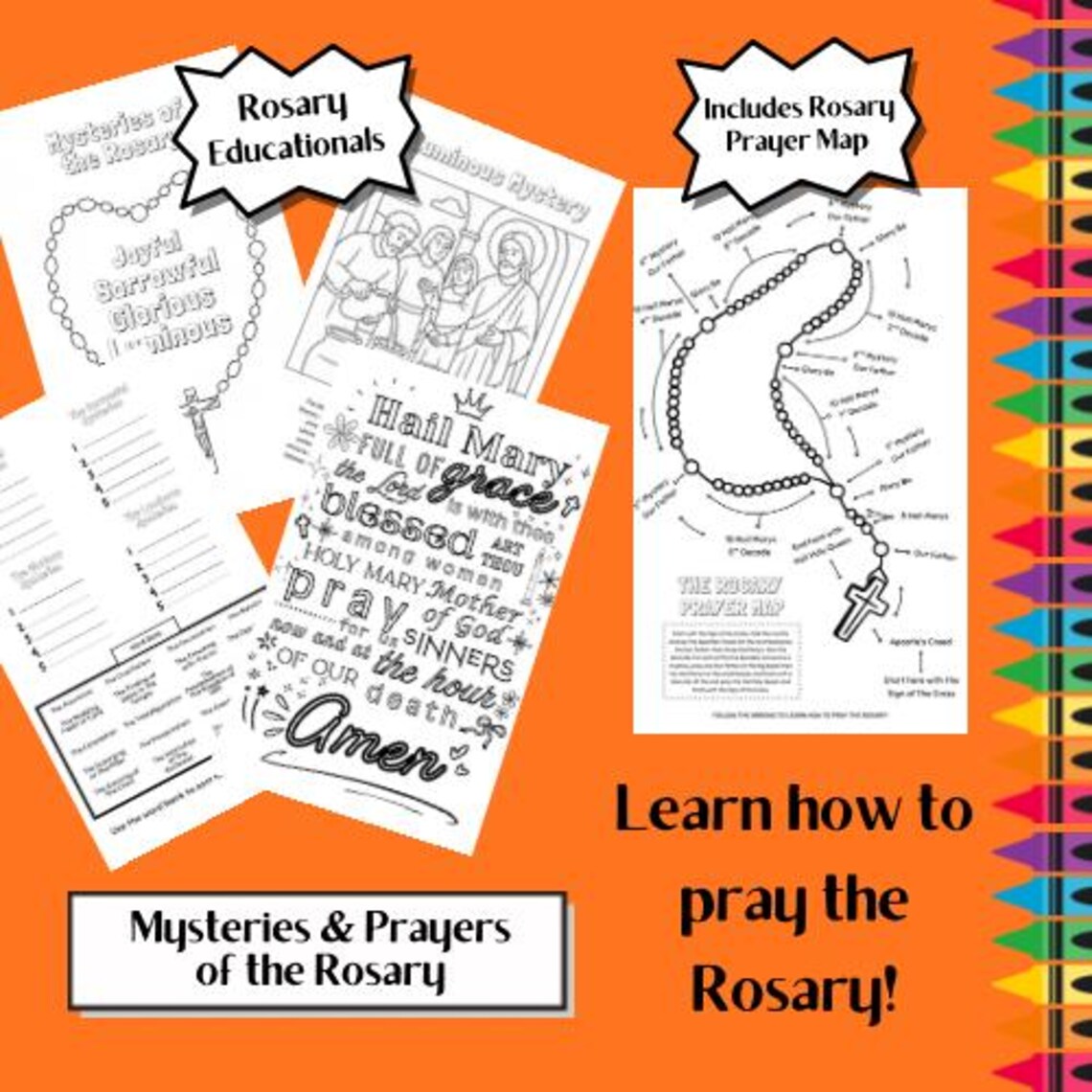 Catholic Kids Coloring & Activity Book - October Edition | Saints ...