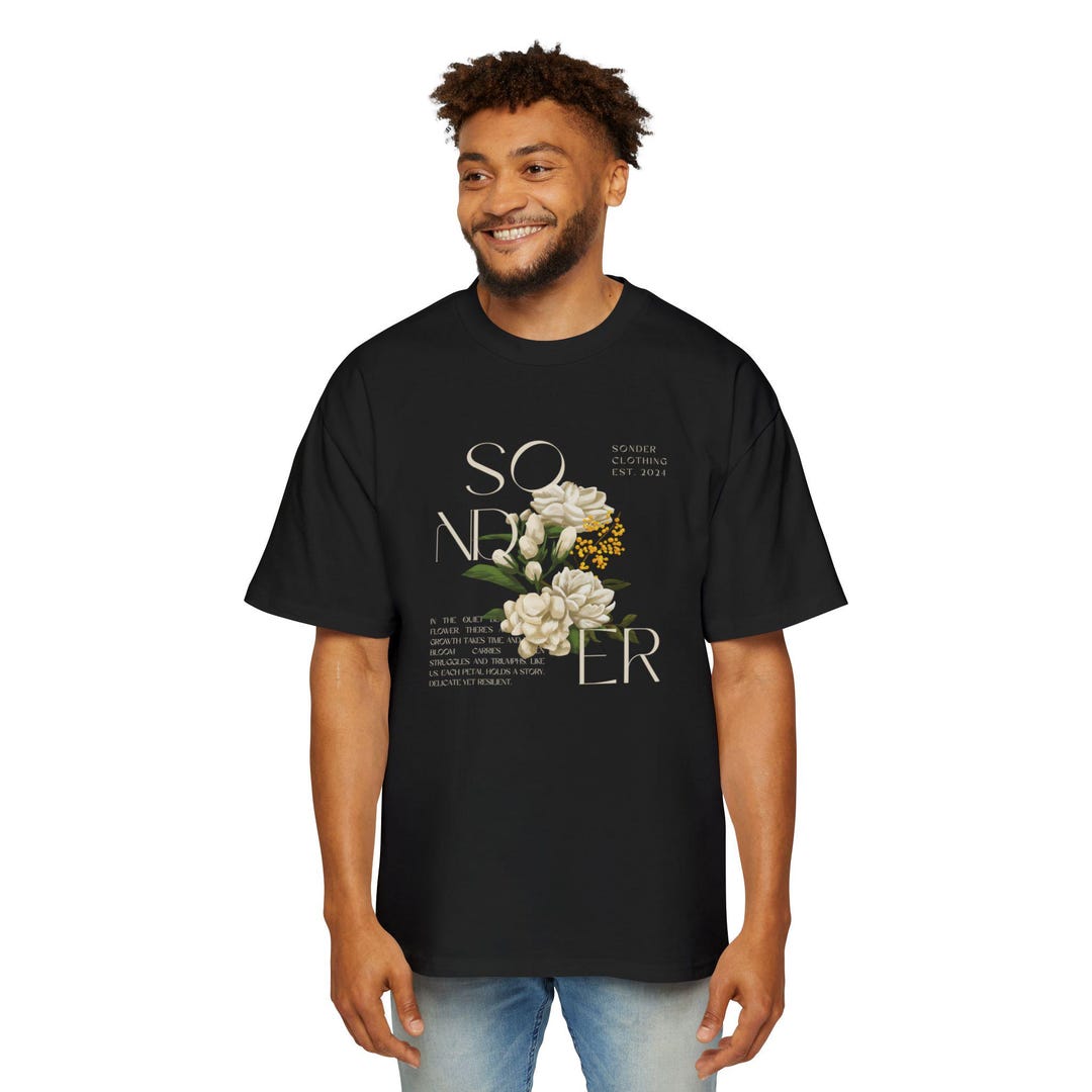 Heavy Oversized Box Fit Sonder Floral Men's Shirt - Etsy