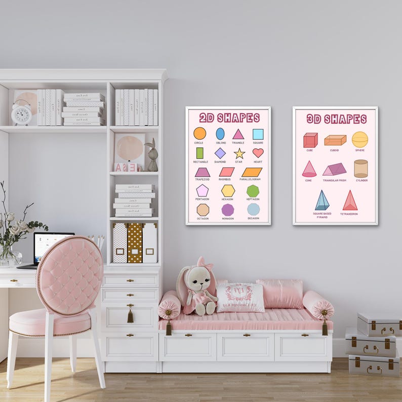 Educational Posters for Kids With 15 Homeschool Prints for Toddler ...