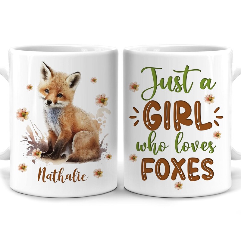 Fox Mug - Etsy