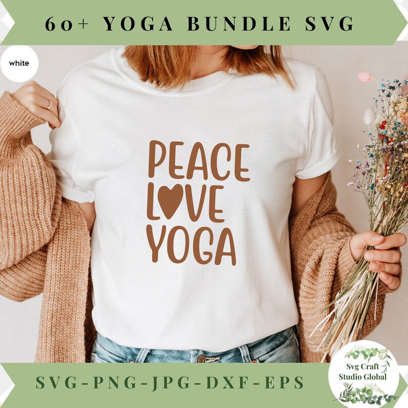 60+ Yoga SVG Bundle - Yoga Poses, Meditation Clipart, Funny Yoga ...