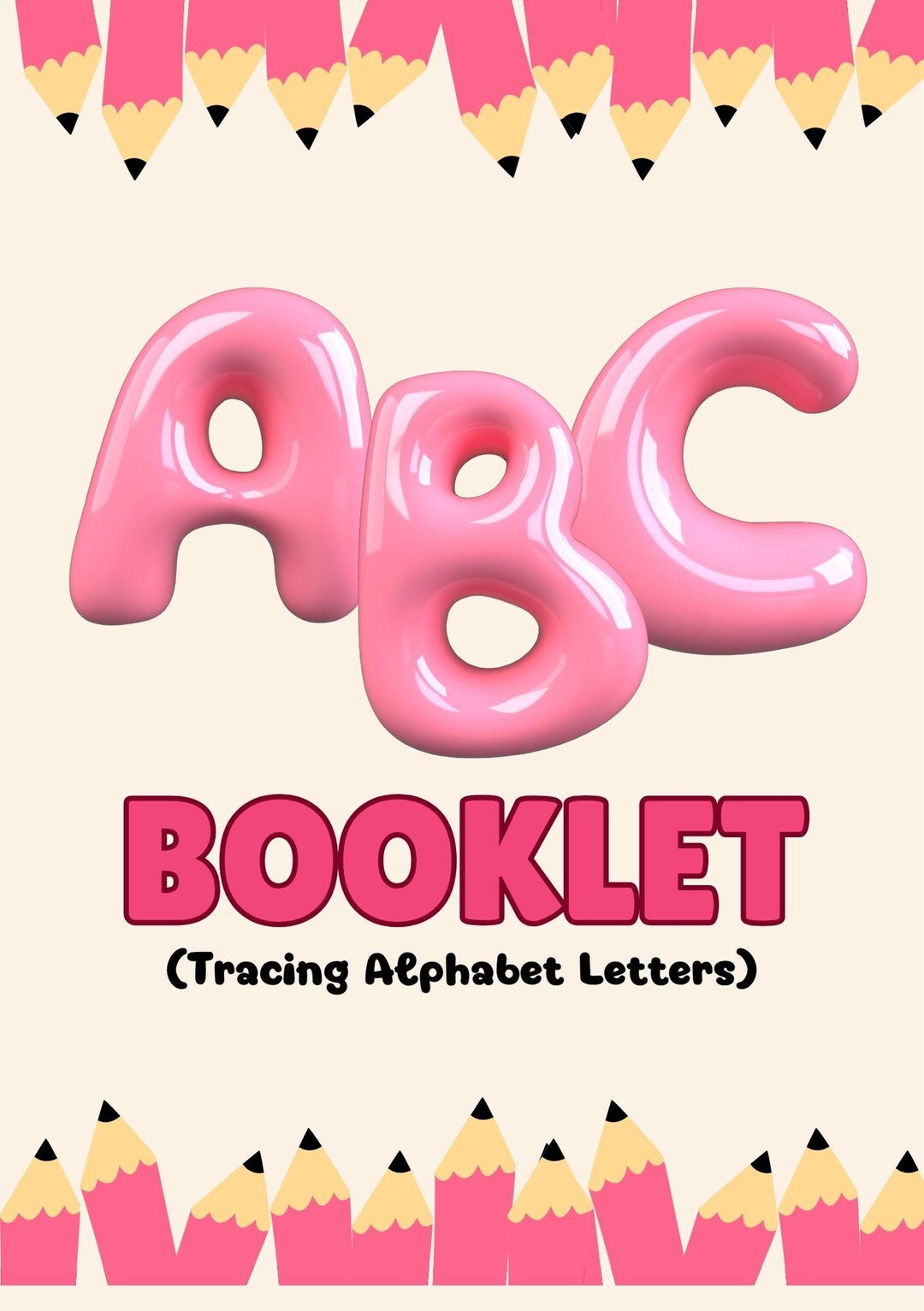 ALPHABET TRACING BOOKLET - Etsy
