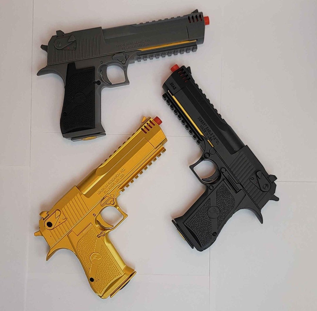 Pair of 2 Deadpool 3 Desert Eagle Pair Official Movie Replica Prop Fake ...