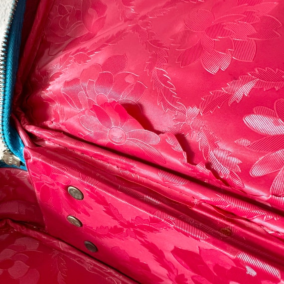 Vintage Childs Suitcase / Red Flower Vintage Suitcase… - Gem