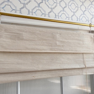 Handmade Roman Blinds, Woven Wooden Blinds, Natural Window Curtains ...