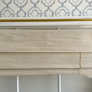 Handmade Roman Blinds, Woven Wooden Blinds, Natural Window Curtains ...