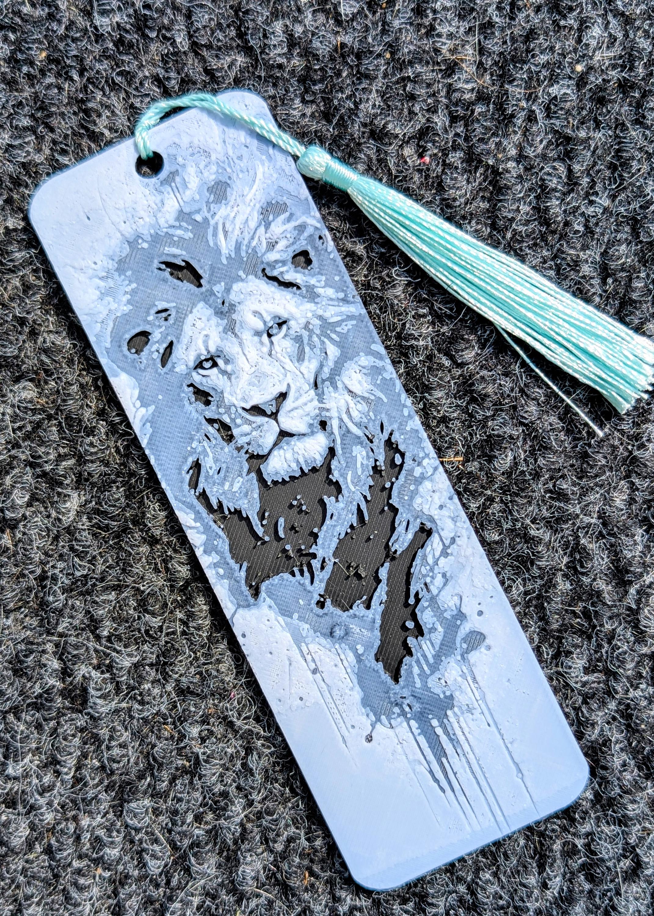 Fierce and Elegant 3D Printed Big Cat Bookmarks Tiger, Leopard, Lion or ...