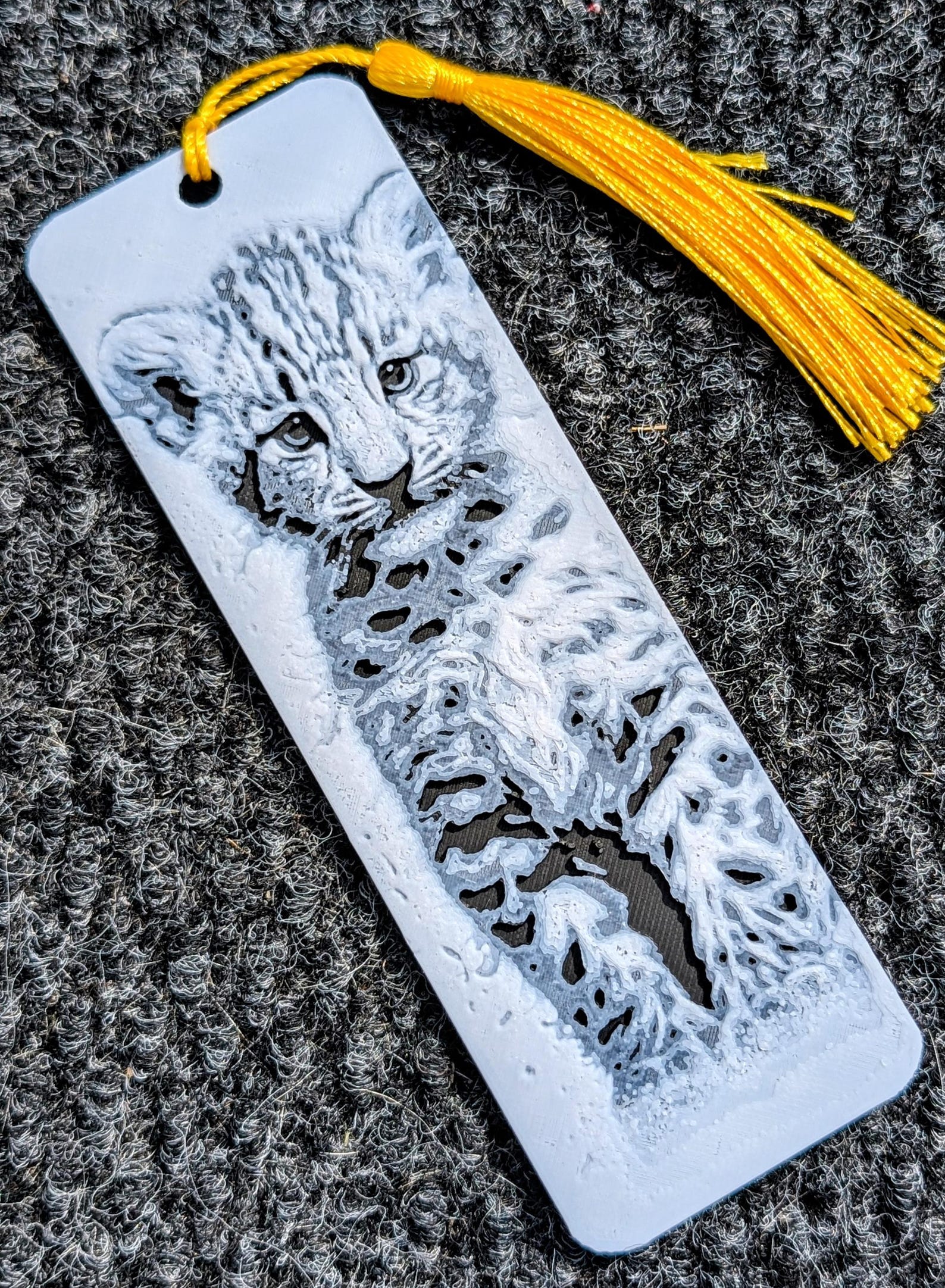 Fierce and Elegant 3D Printed Big Cat Bookmarks Tiger, Leopard, Lion or ...