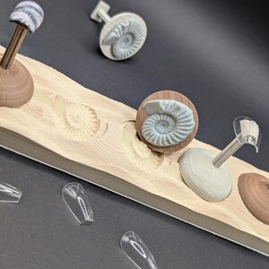 Fossilized Nail Tip Display Stand - 3D Printed With Rock Filament for ...