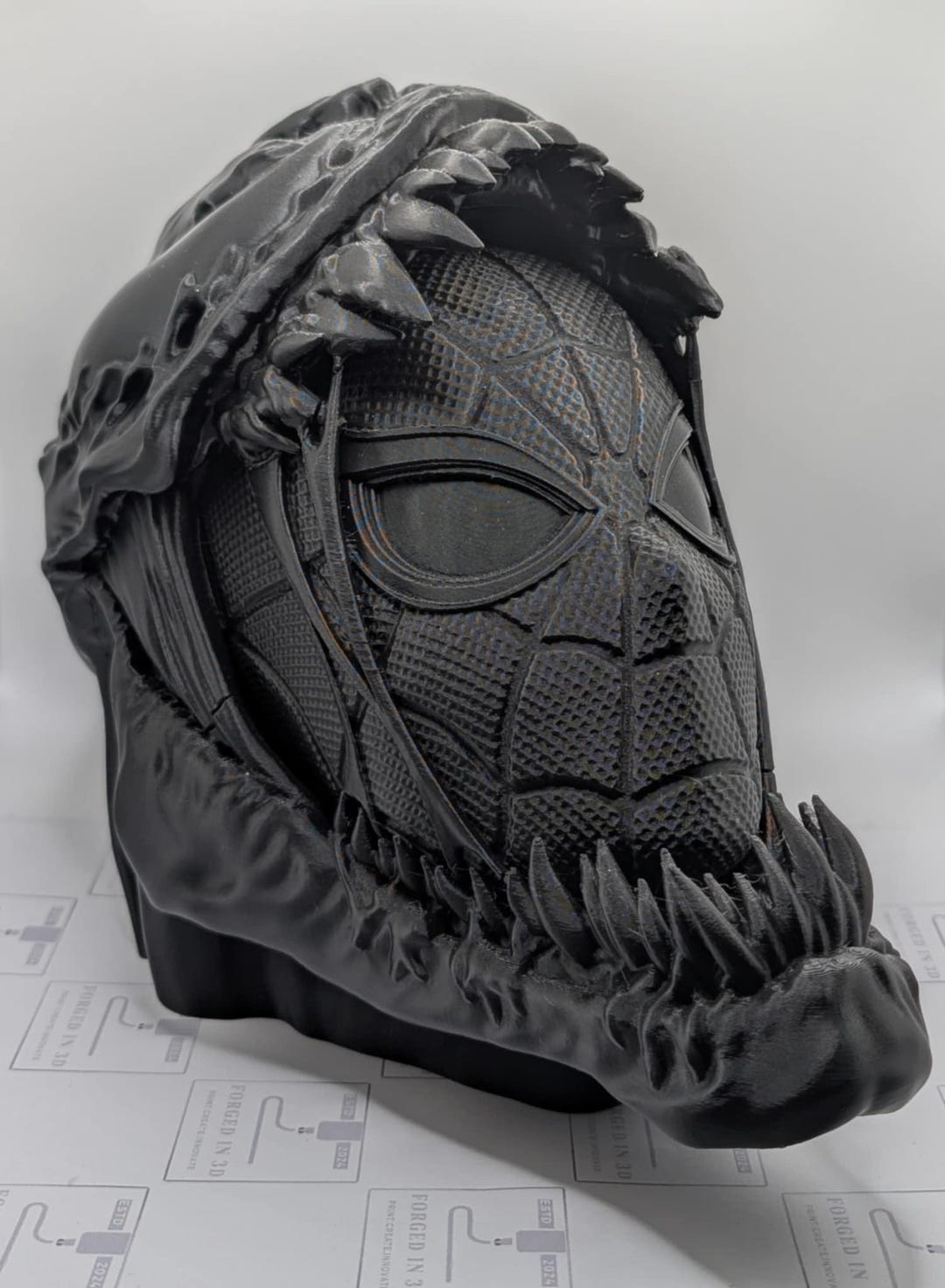 Spiderman Venom Headset Stand | 3D Printed Marvel Gamer Headphone ...