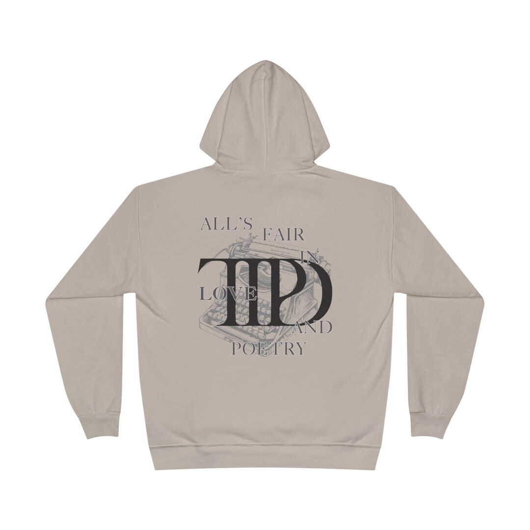 TTPD Hoodie, Typewriter Aesthetic, the Tortured Poet's Department ...