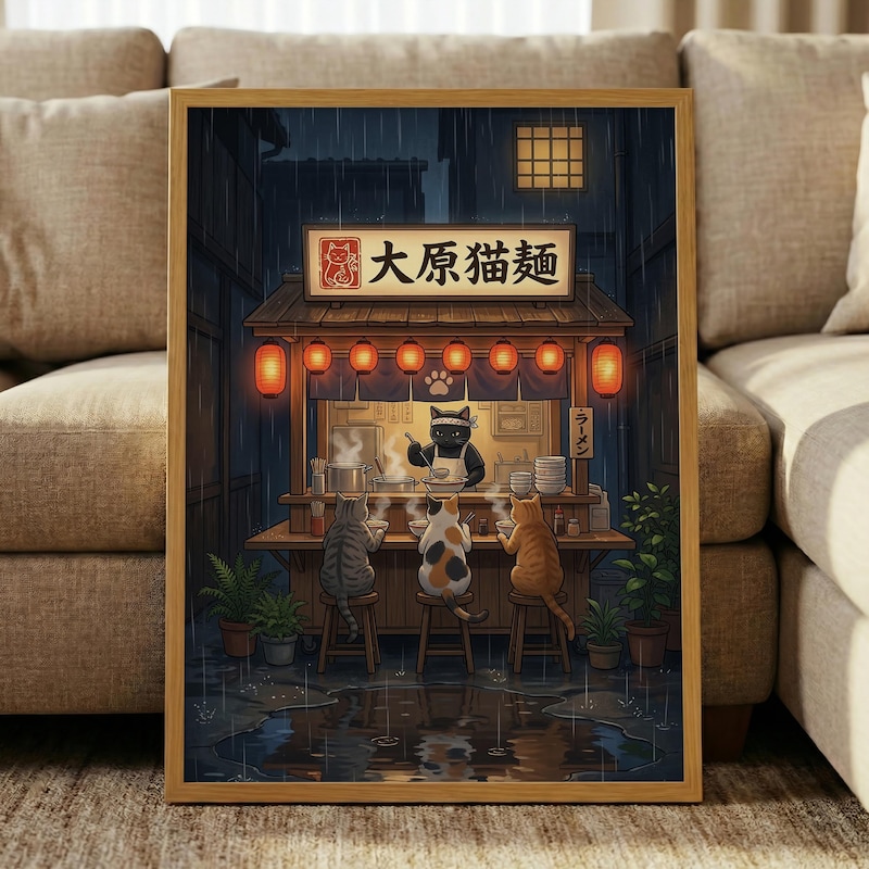 Lofi Anime Poster - Etsy