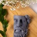 Grey Greek God Candle - Zeus Sculpture Candle - Greek Mythology Candle ...