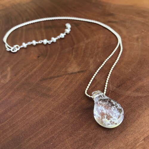 Ashes necklace with crystals of Swarovski® Cremation | Etsy