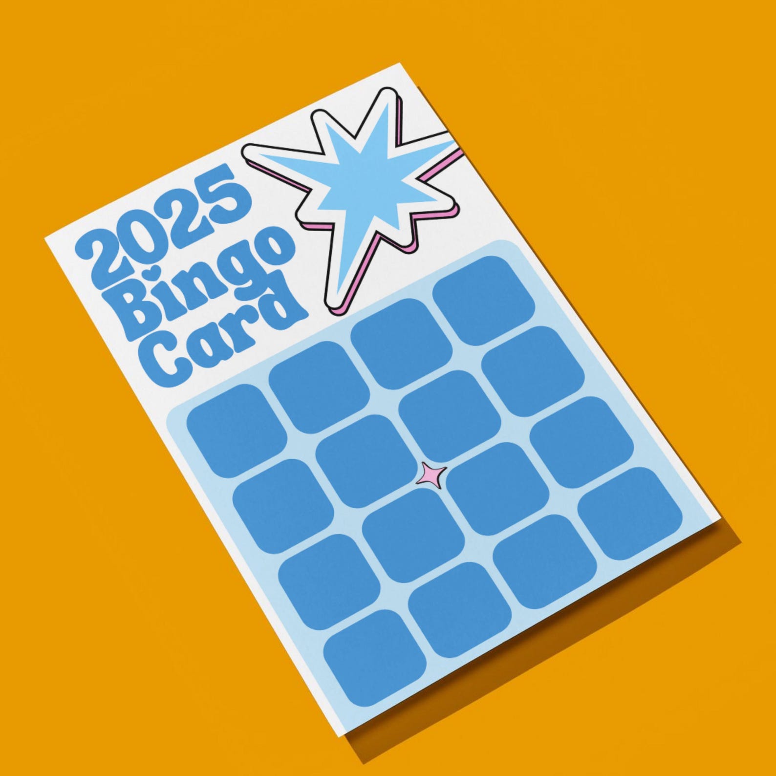 2025 Bingo Card - Goal Setting New Years Resolution Printable Activity ...