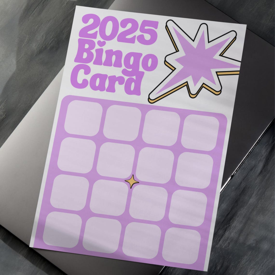 2025 Bingo Card Goal Setting New Years Resolution Printable Activity ...