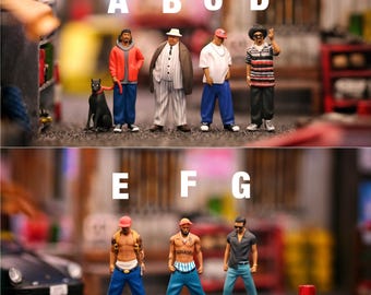 Miniature Rapper Scale 1/64 or 1/87 for Diecast or Diorama - Etsy